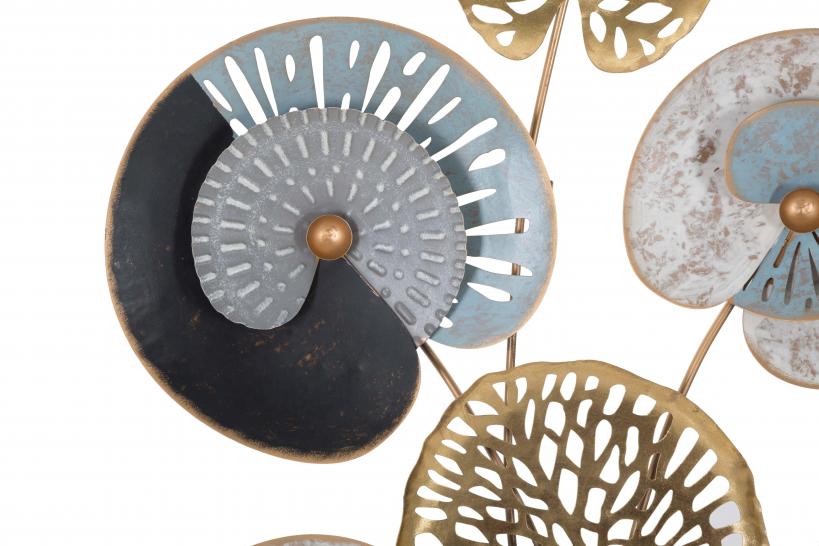 Pannello tridimensionale a forma di mazzo di fiori in ferro - Arrediorg