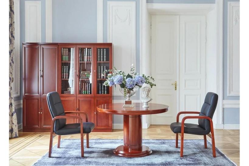 Tavolo rotondo riunione per ufficio diametro 90 cm-Arrediorg.it