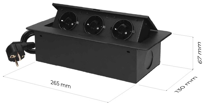 Tavolo sala riunione per ufficio Prestige S610 lungo 160 cm in legno ...